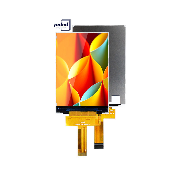 Polcd 3.5 Inch IPS Nhìn góc 320x480 TFT Hiển thị Mipi Giao diện 3.5' LCD Screen Modules